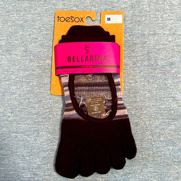 toesox | Other | Toesox Womens Bellarina Full Toe Grip Nonslip Ballet ...